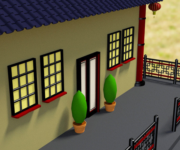 ArtStation - Chinese House | Resources