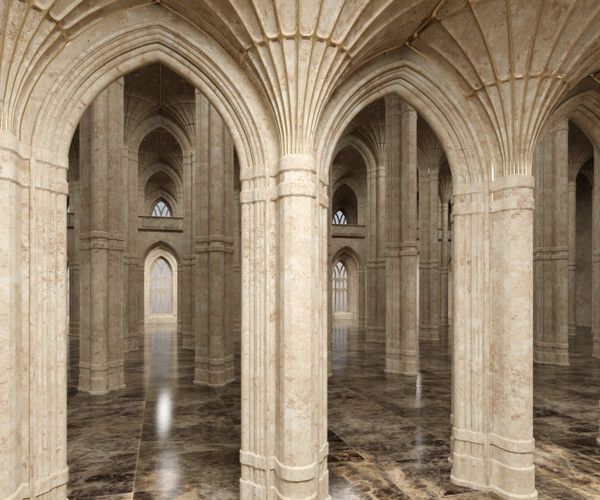 ArtStation - Classical Historic Interior 322 | Resources