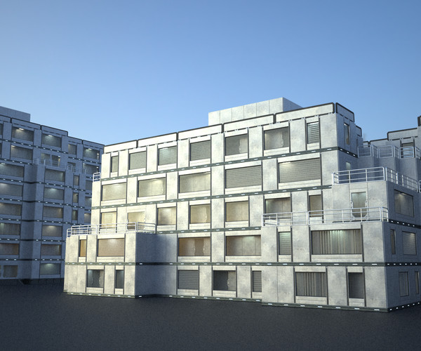 ArtStation - Futuristic Buildings - SET | Resources