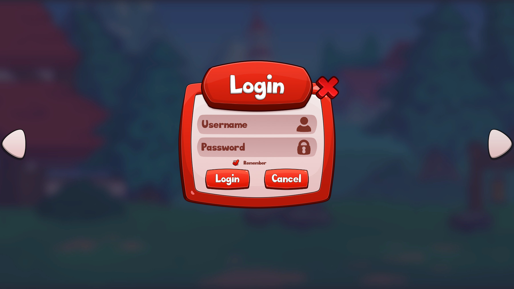 ArtStation - Cute GUI Kit | Game Assets