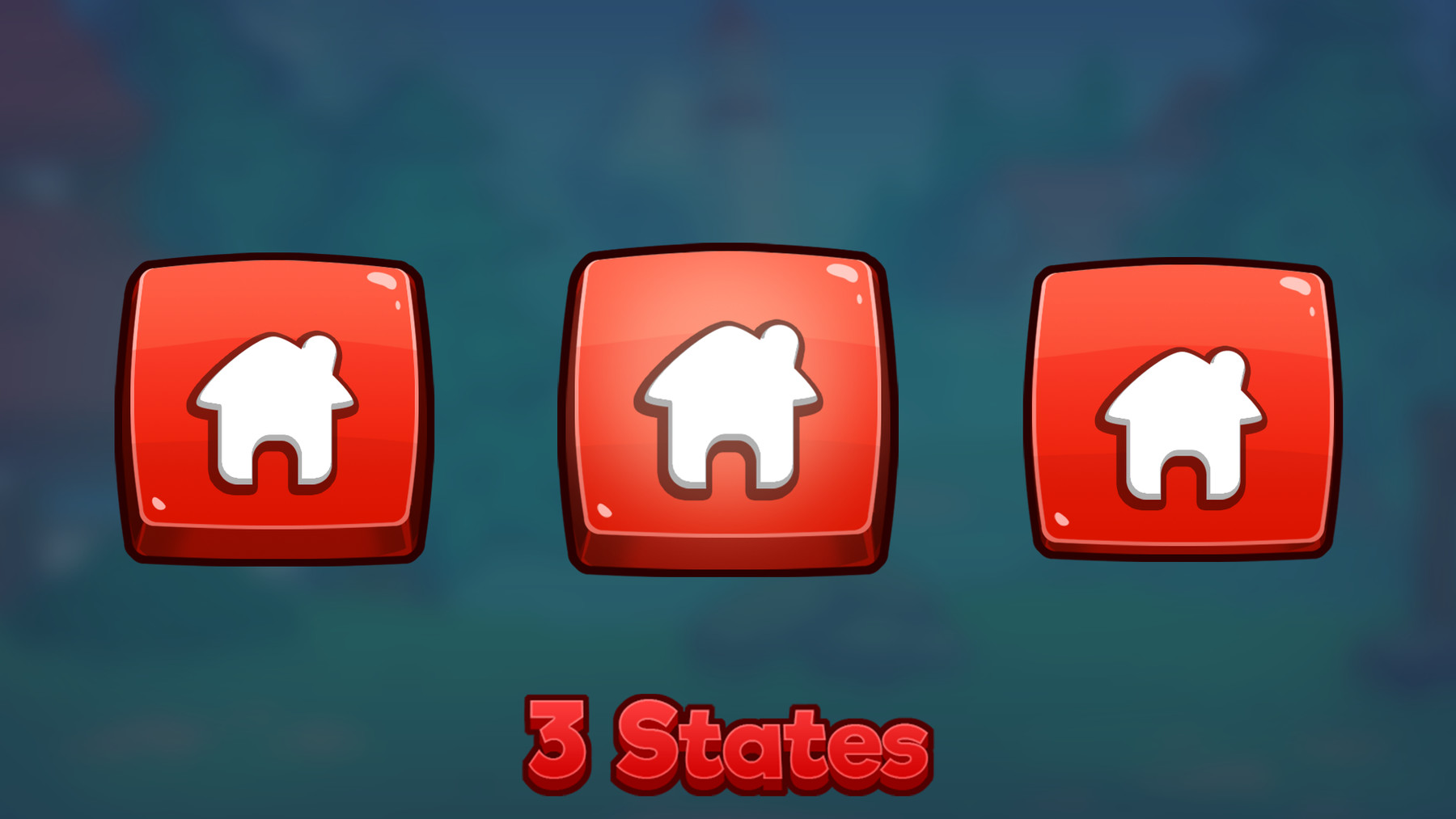 ArtStation - Cute GUI Kit | Game Assets