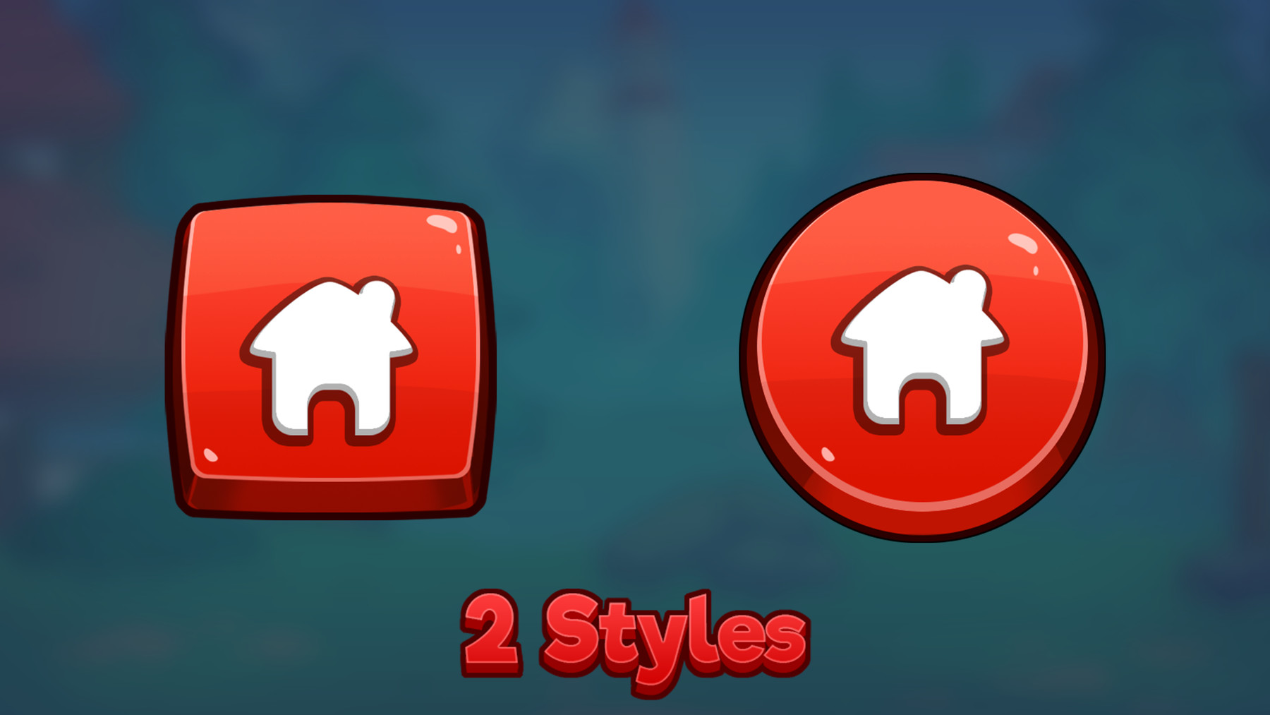 ArtStation - Cute GUI Kit | Game Assets