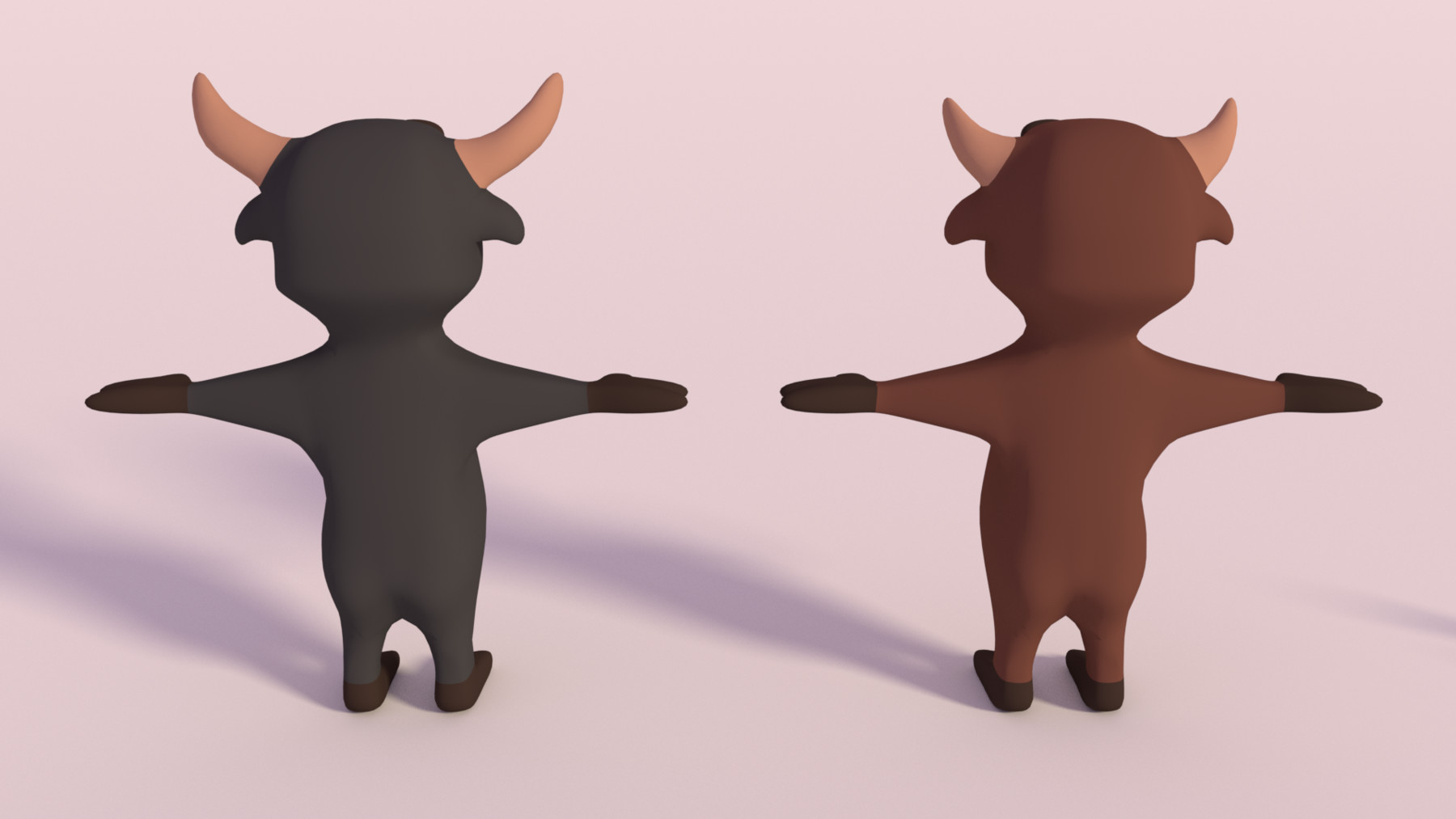 ArtStation - Rigged Bull and Cow Stylized Characters | Resources