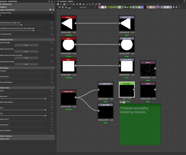 ArtStation - SDScatter - No overlap tiling in Substance Designer | Resources