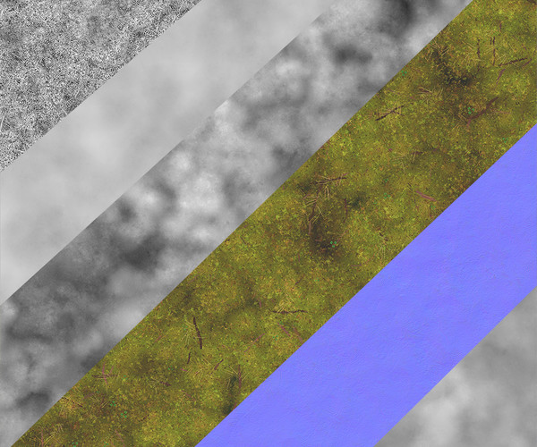 ArtStation - 4k PBR Moss Substance Designer Texture | Game Assets