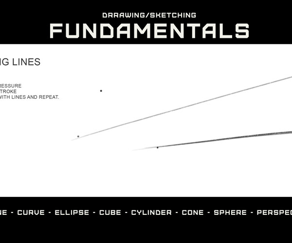 ArtStation - DRAWING AND SKETCHING FUNDAMENTALS | Tutorials