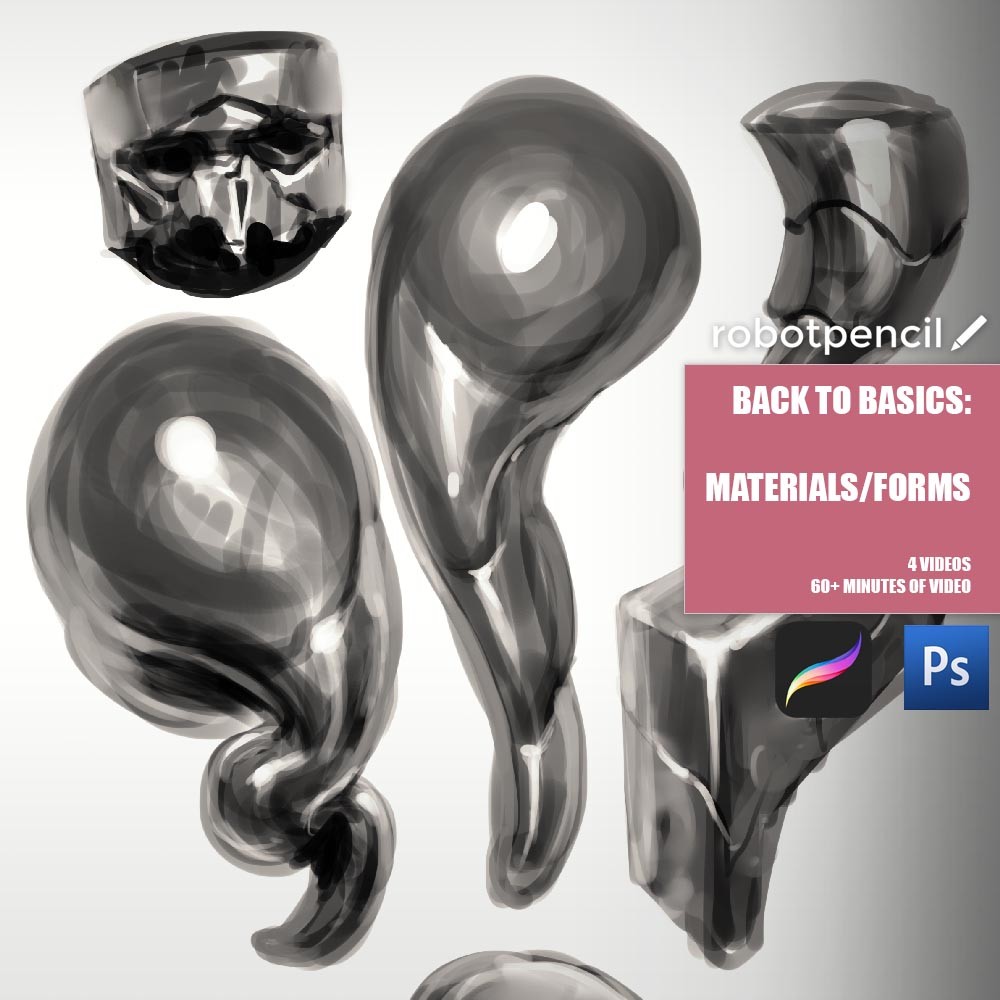 ArtStation - Back to Basics: Materials/Forms | Tutorials