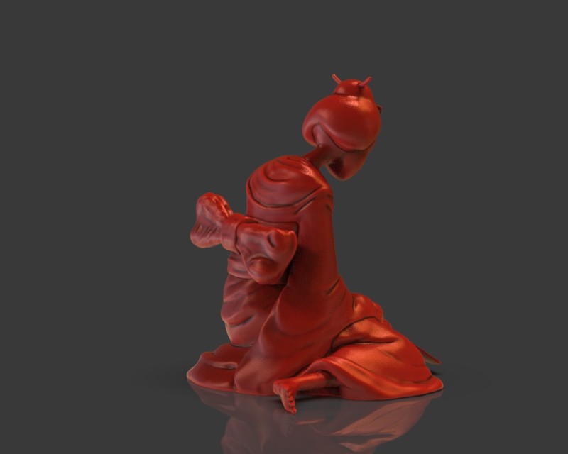 ArtStation - Sad Geisha 3D Sculpture | Resources
