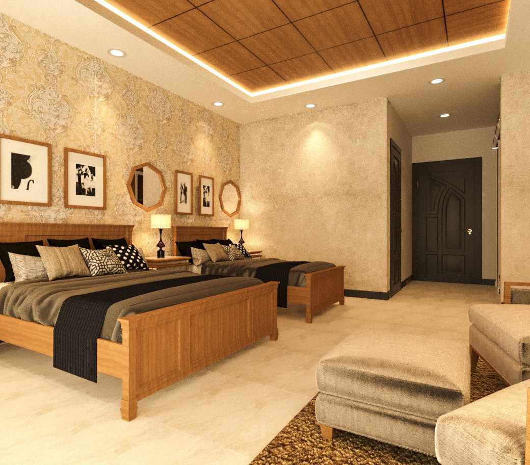 ArtStation - Hotel Guest Room interior 3D model | Resources