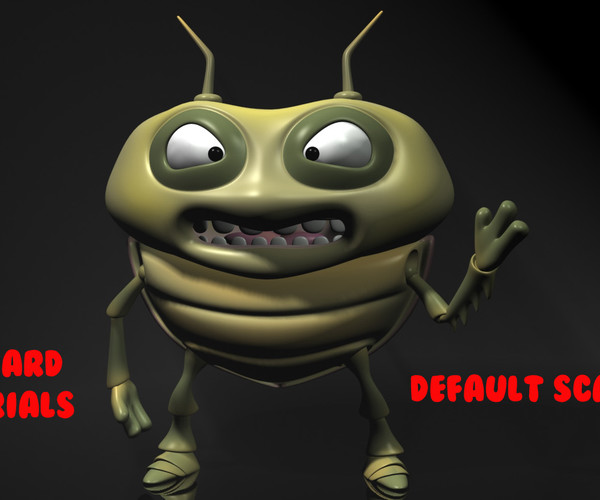 ArtStation - Cartoon Bug RIGGED | Resources
