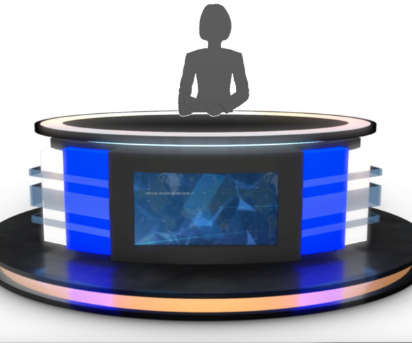 ArtStation - TV Studio News Desk 12 | Resources