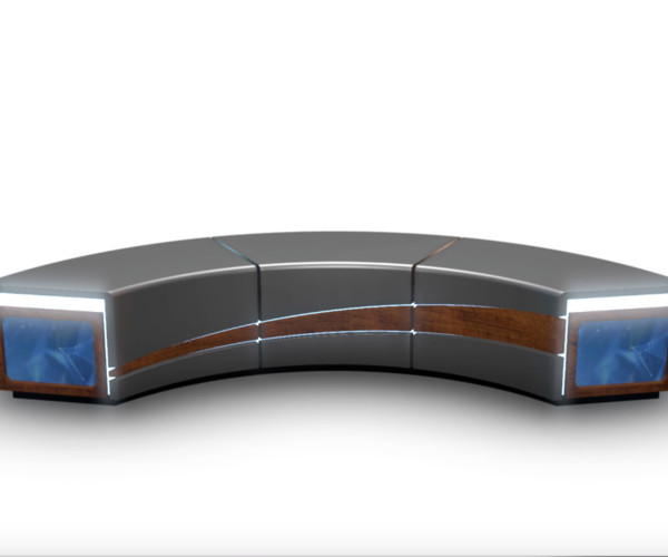 ArtStation - TV Studio News Desk Collection - 12 PCS | Resources