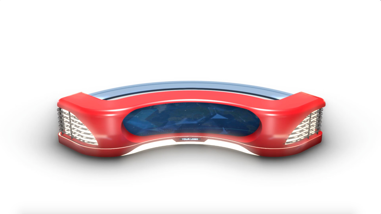 ArtStation - TV Studio News Desk Collection - 12 PCS | Resources