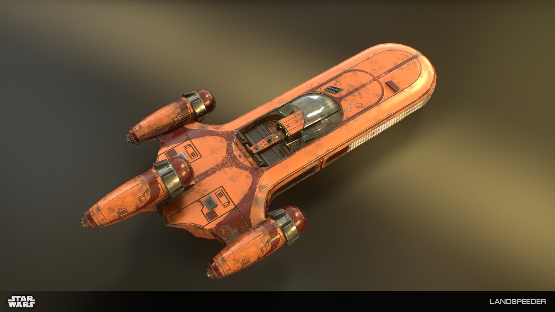 ArtStation - X-34 Landspeeder (Star Wars) | Resources