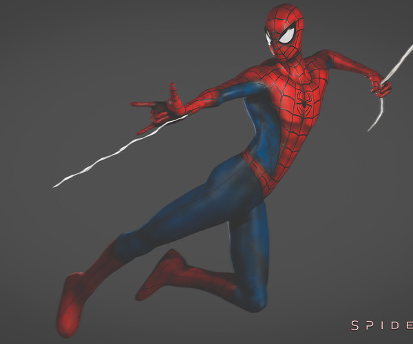 ArtStation - Spider-Man - Ready Game - 3D Model | Game Assets