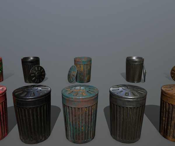ArtStation - Trash Can | Game Assets