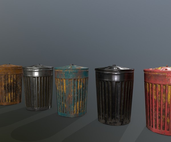 ArtStation - Trash Can | Game Assets