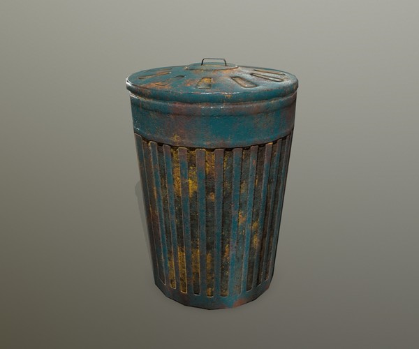 ArtStation - Trash Can | Game Assets