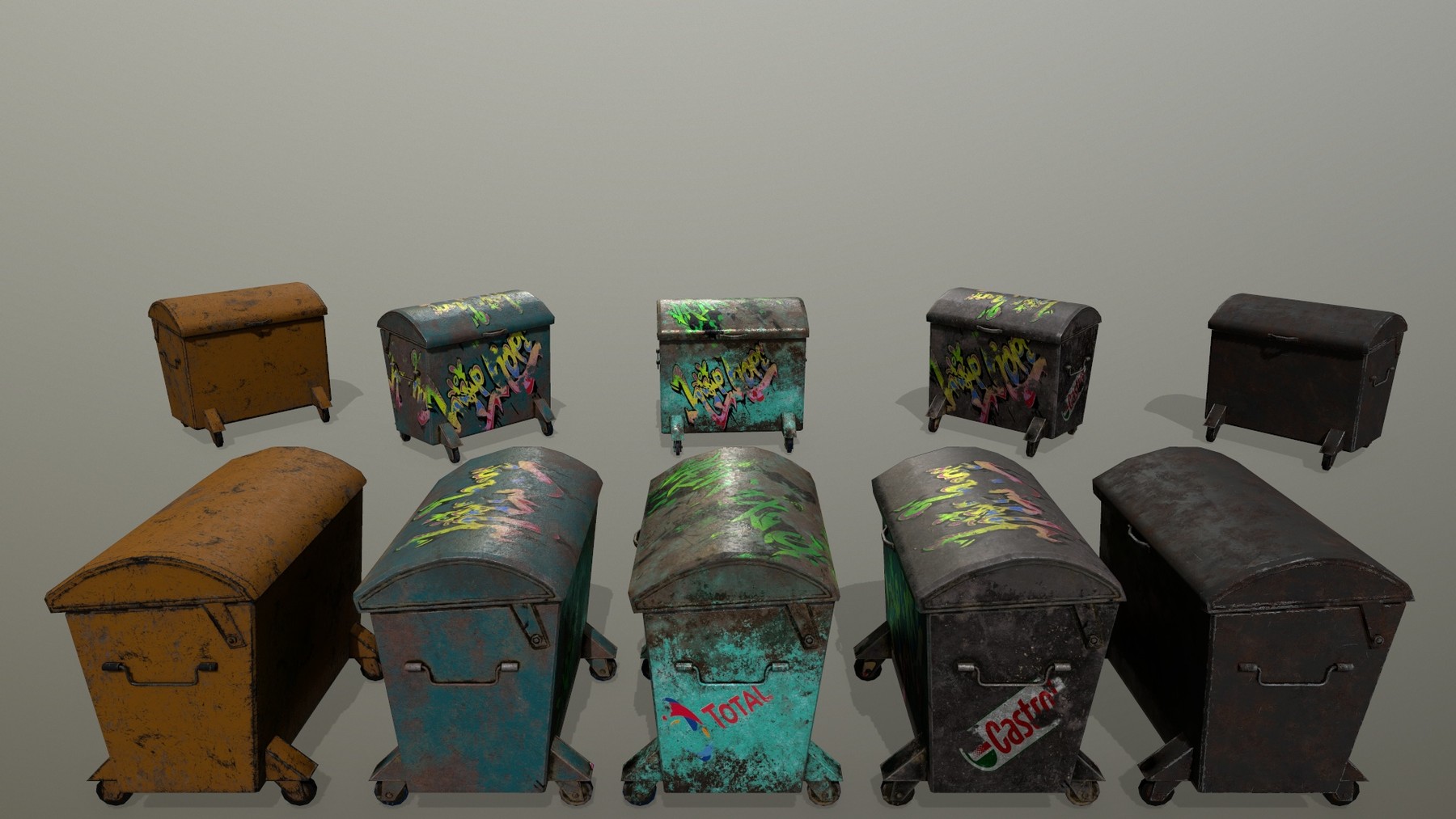 ArtStation - trash_can | Game Assets