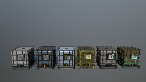 ArtStation - Water Storage Tank | Game Assets