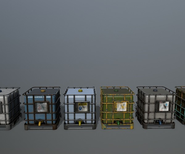 ArtStation - Water Storage Tank | Game Assets