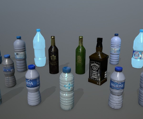 ArtStation - bottle set | Game Assets