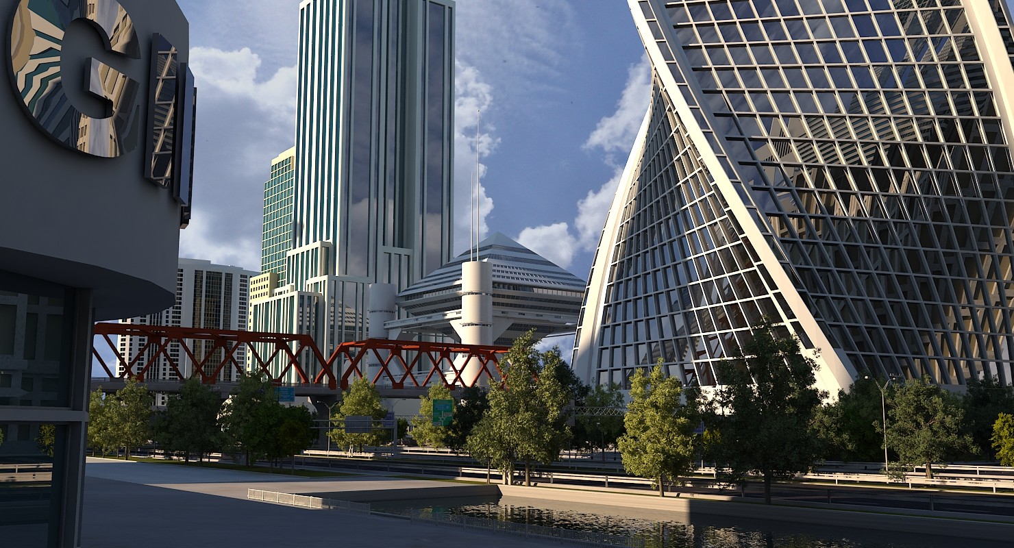 ArtStation - High Definition City 2013 V 2 | Game Assets