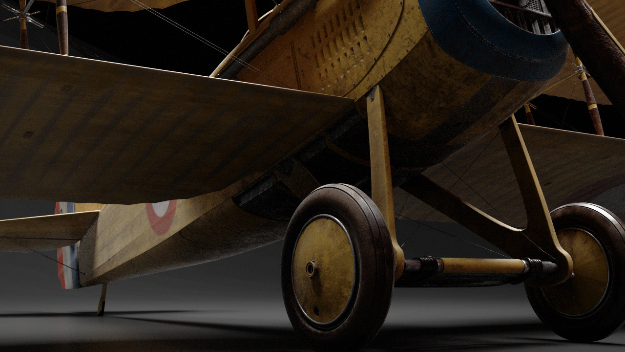 ArtStation - Spad VII - WW1 Aircraft [ Model & Texture ] | Resources