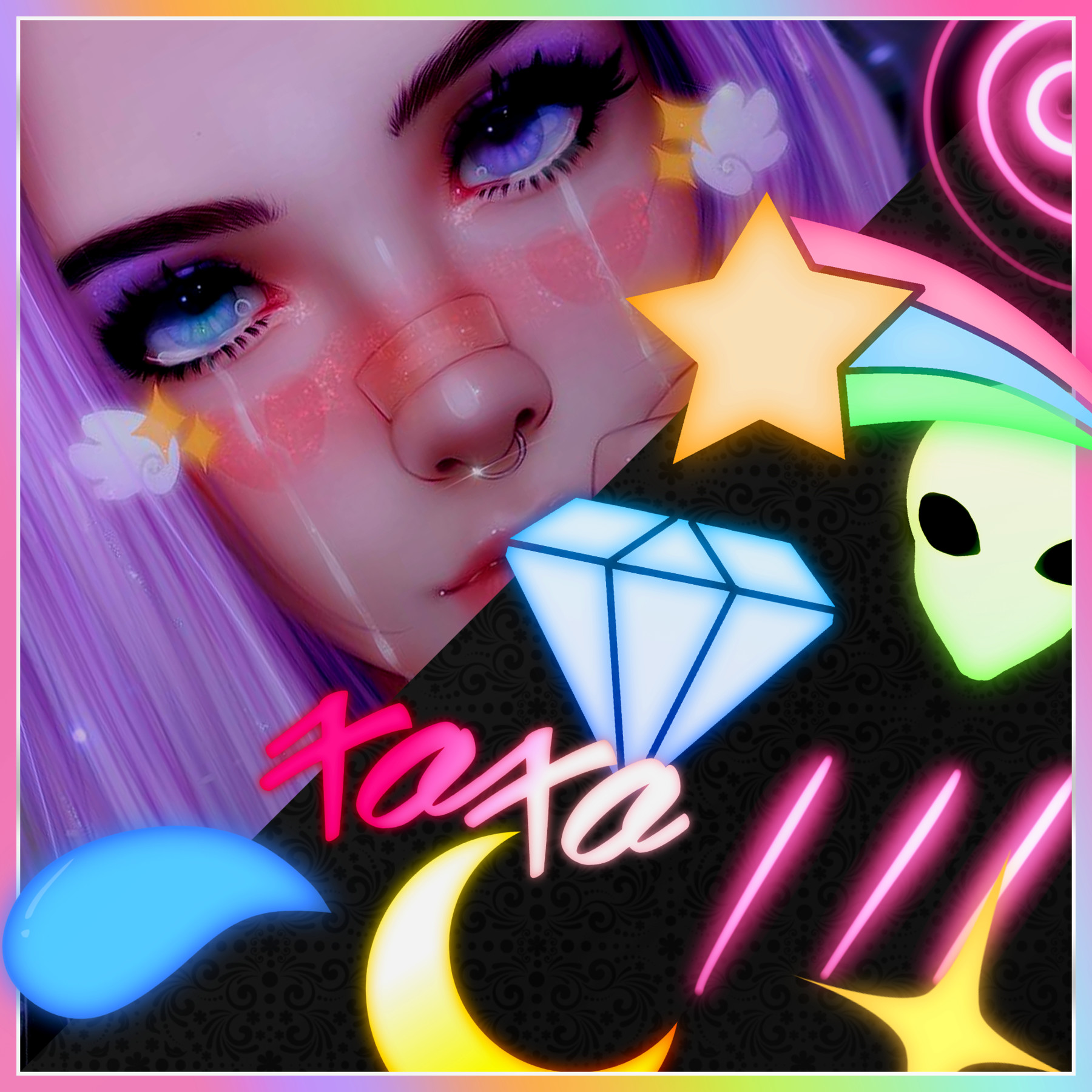 ArtStation - Glow Stickers by Taozipie | Artworks