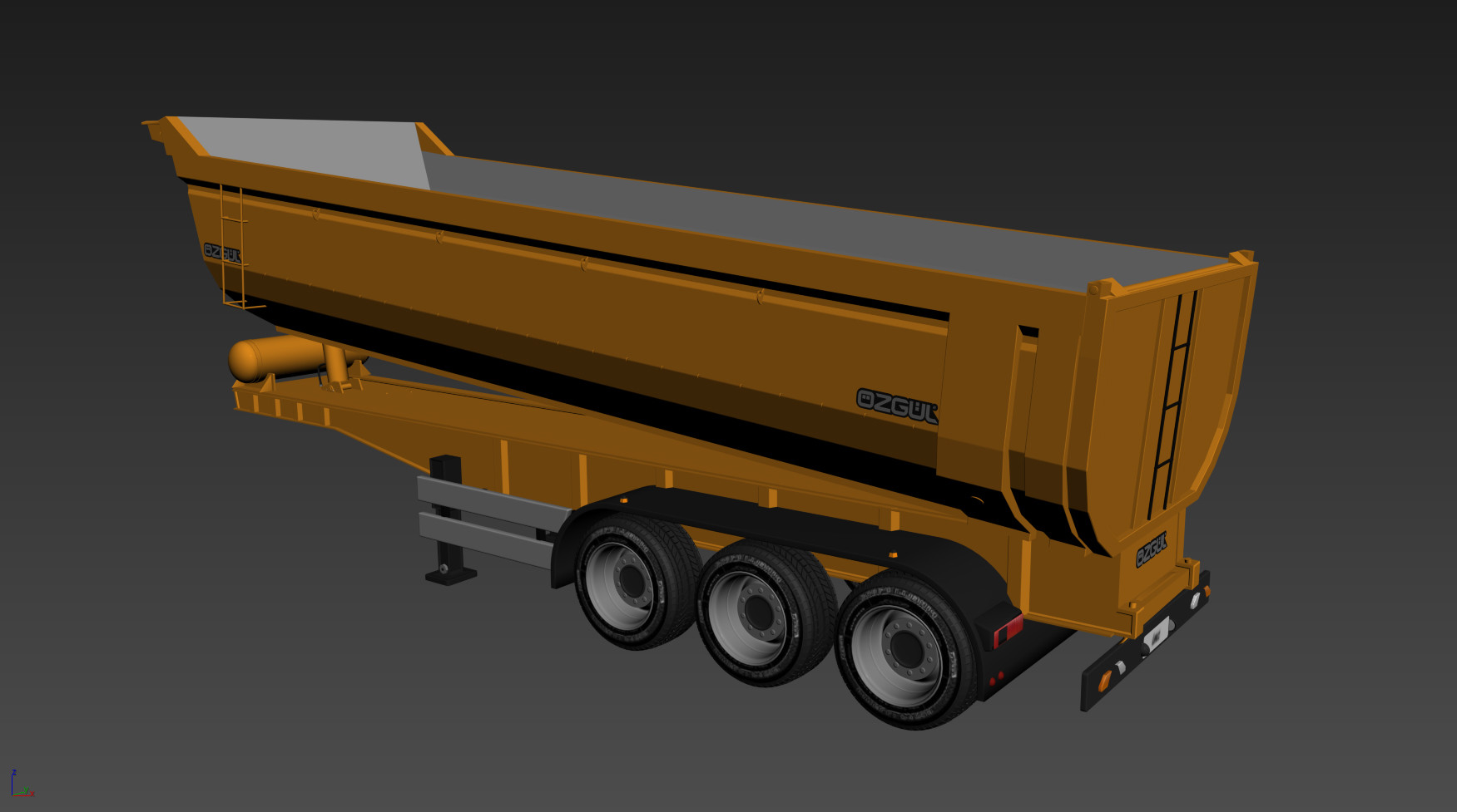 ArtStation - Dump Trailer | Resources