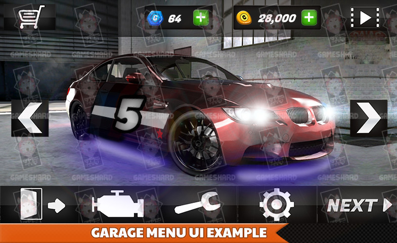 ArtStation - Car Racing & Parking Ultra UI Kit | Game Assets