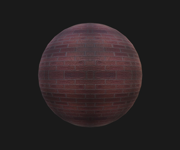 ArtStation - Red brick Pbr Textue | Resources