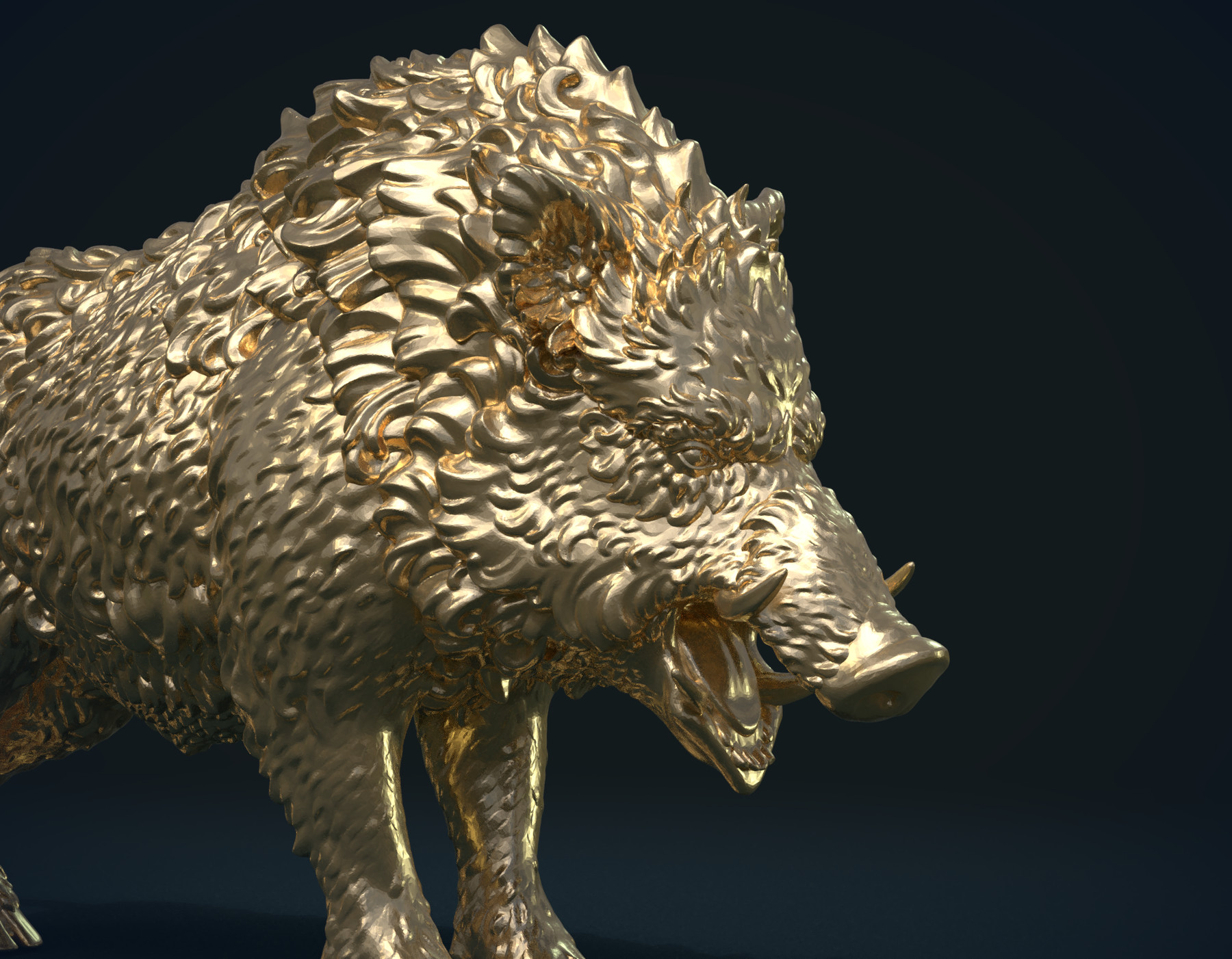 ArtStation - Wild Boar in static pose | Resources