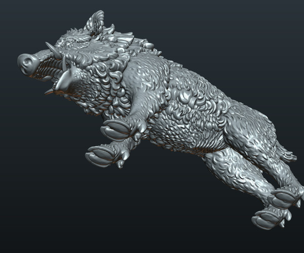 ArtStation - Wild Boar in static pose | Resources