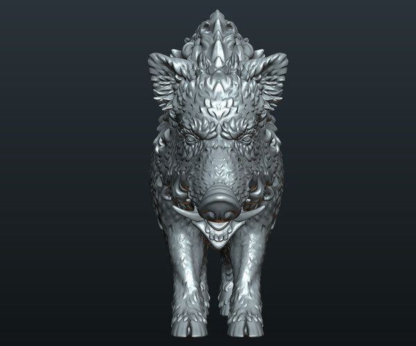 ArtStation - Wild Boar in static pose | Resources