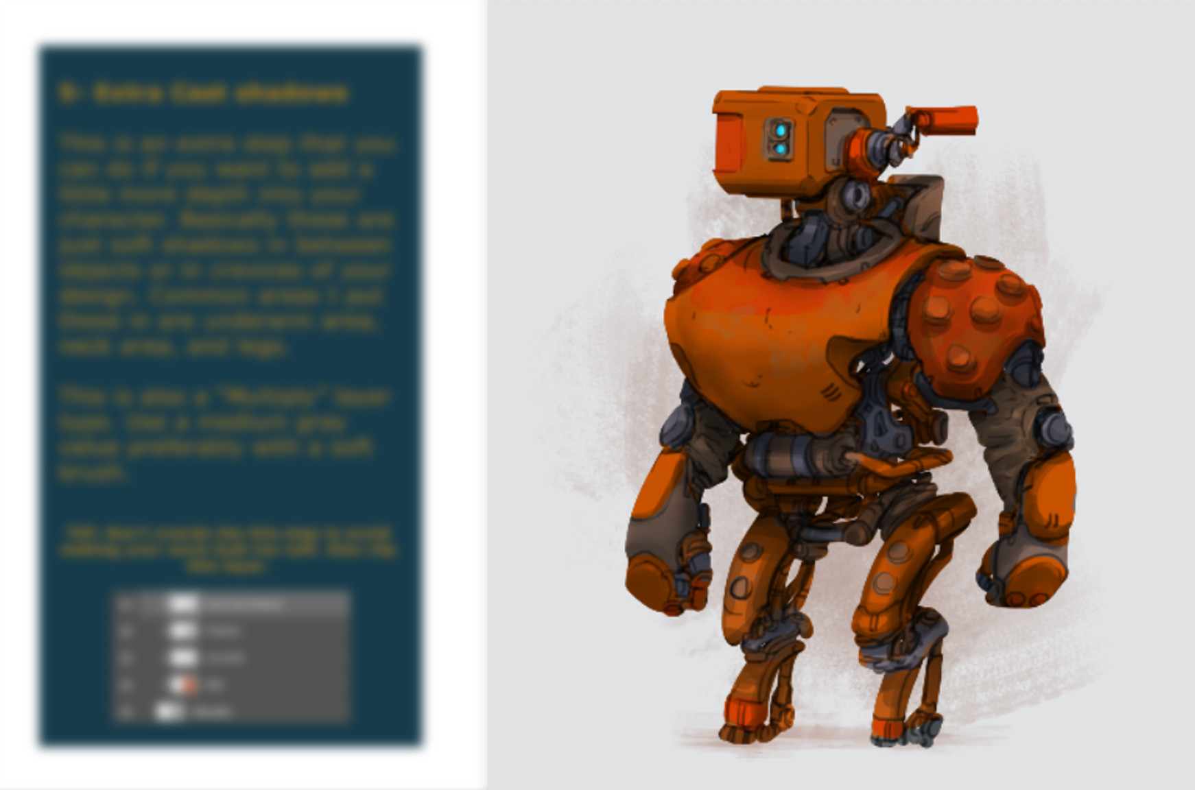 ArtStation - How to Paint a Mech: Step-by-Step Tutorial | Tutorials