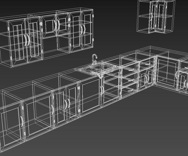 ArtStation - Low Poly Kitchen Interior | Resources