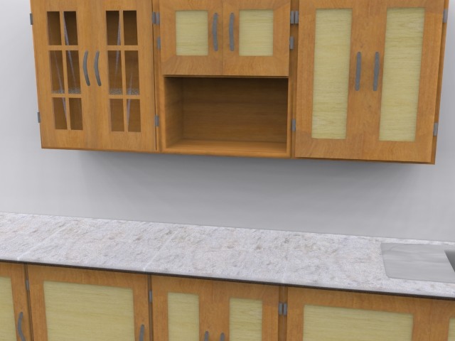 ArtStation - Low Poly Kitchen Interior | Resources