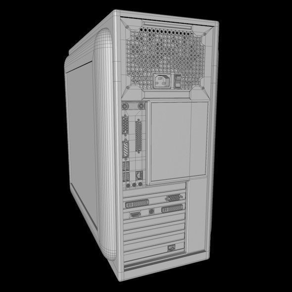 ArtStation - Desktop PC With Plugs and Power Supply | Resources