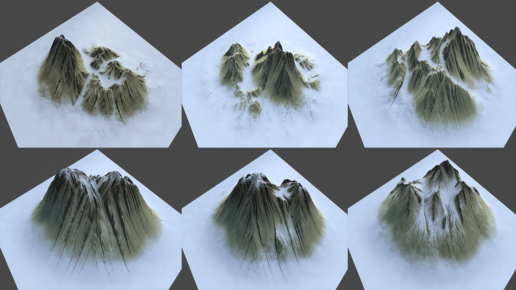ArtStation - Mountains Pack-1 | Game Assets