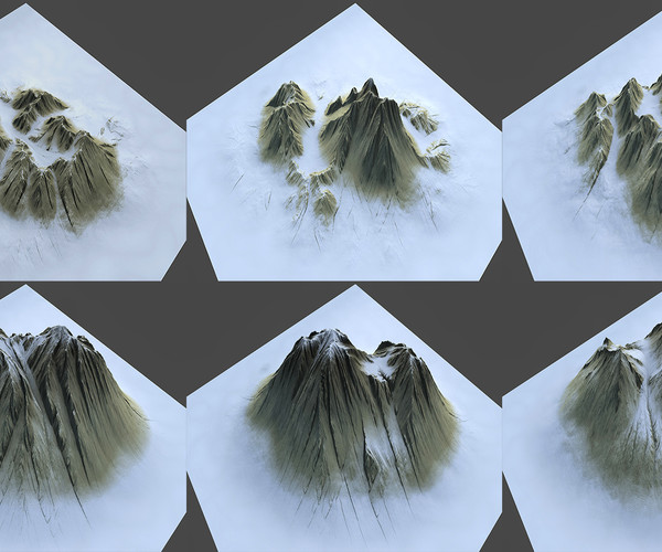 ArtStation - Mountains Pack-1 | Game Assets