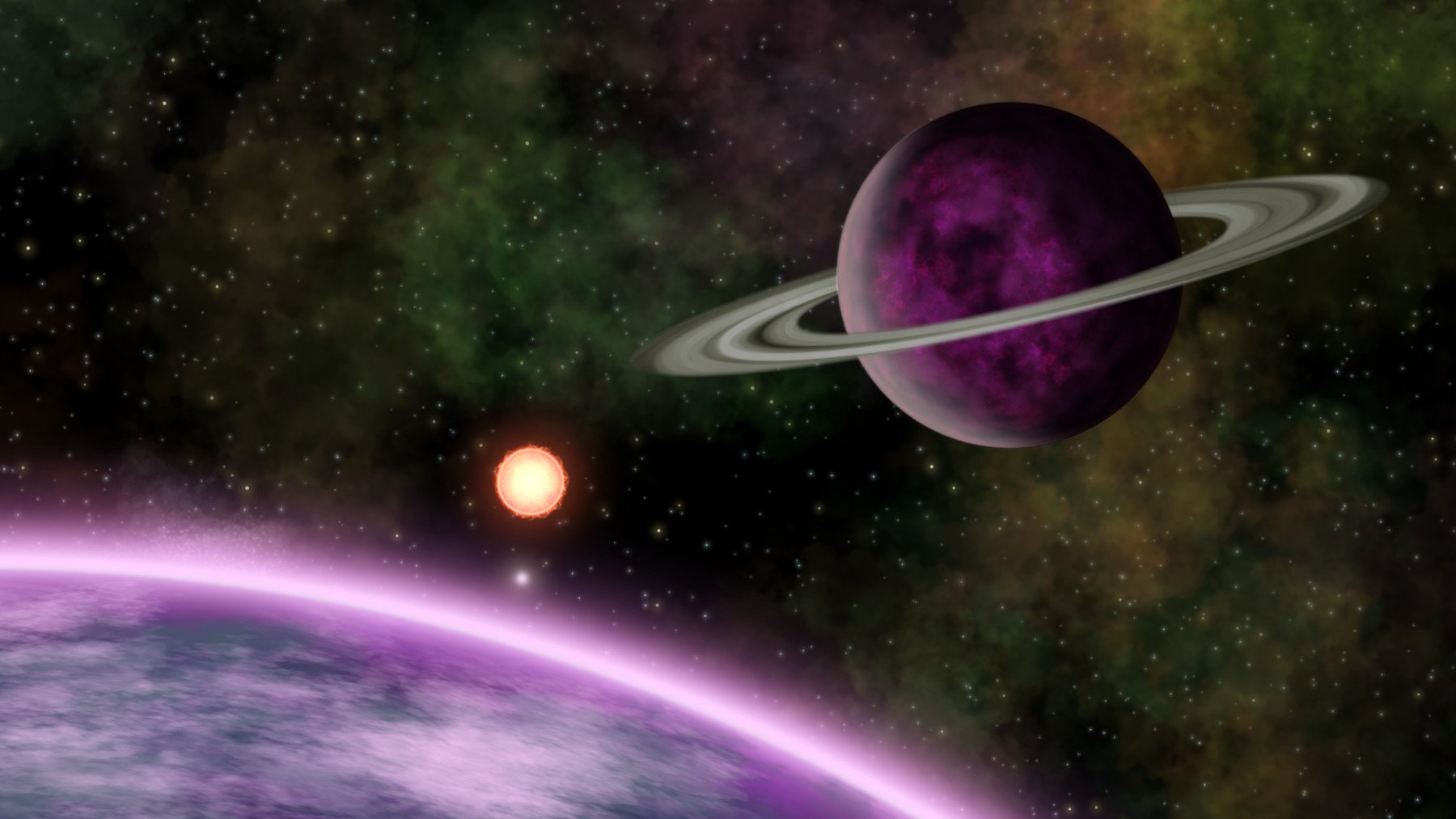 ArtStation - 2D Space Anomalies and Backdrops Part II | Artworks