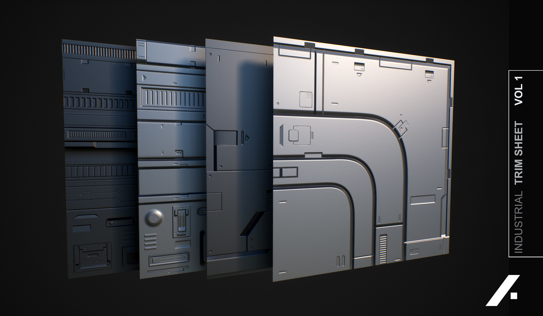 ArtStation - INDUSTRIAL TRIMSHEET VOL 1 | Resources