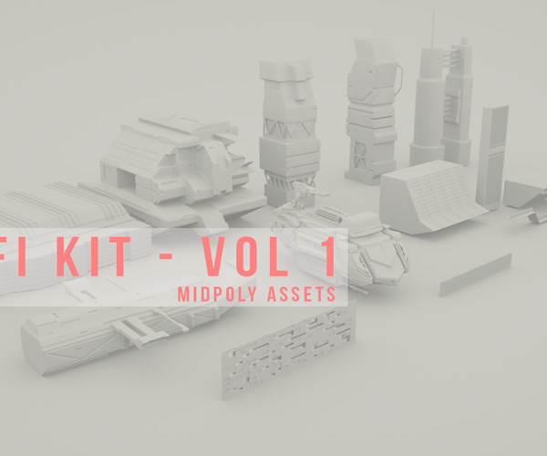 ArtStation - Sci-Fi Kitbash | Resources