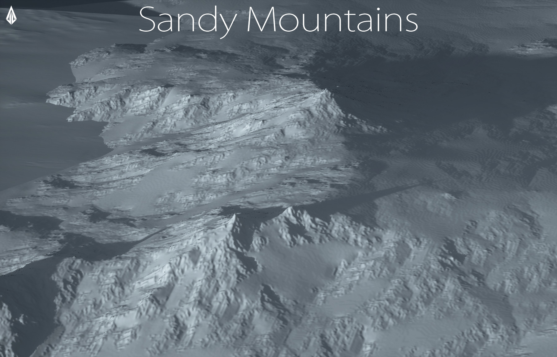 ArtStation - Terrain - 3 Sandy Mountains Height maps / Models | Resources