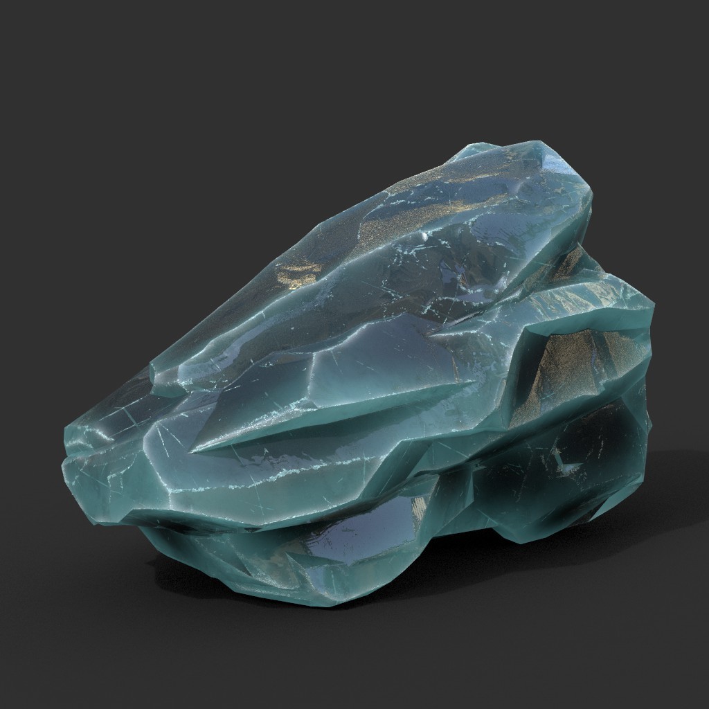 ArtStation - Low poly Ice Block Formation Pack A-190421 | Game Assets