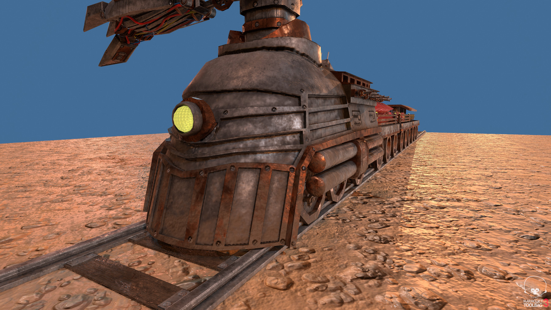 ArtStation - Steampunk Battle Robot Train | Resources