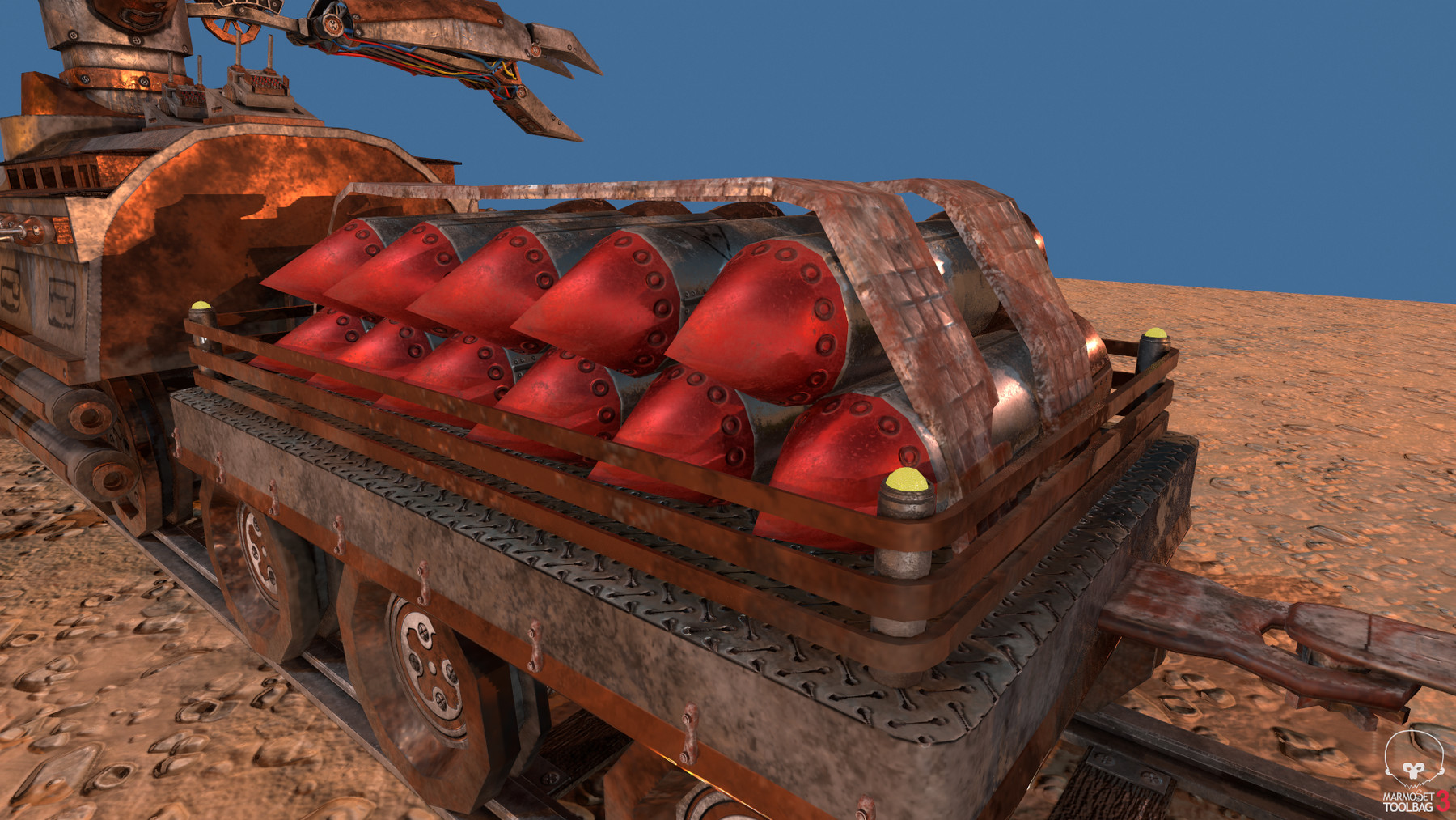 ArtStation - Steampunk Battle Robot Train | Resources