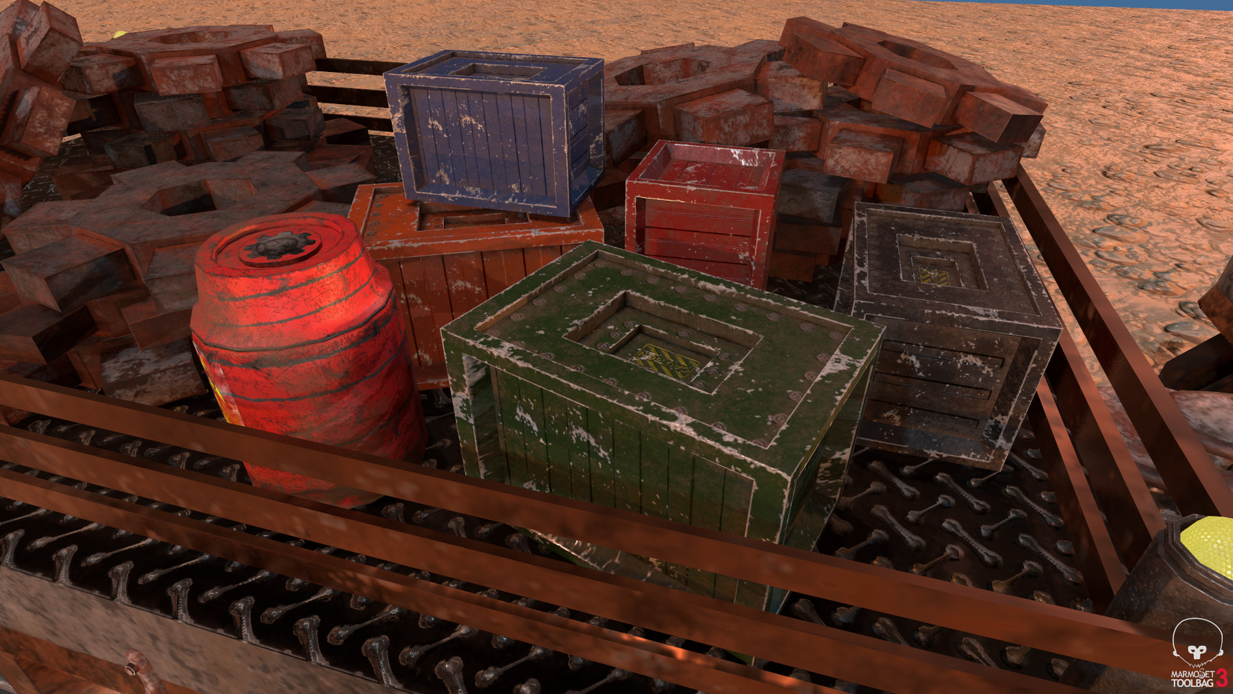 ArtStation - Steampunk Battle Robot Train | Resources