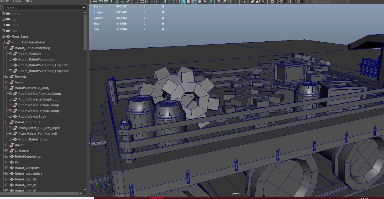 ArtStation - Steampunk Battle Robot Train | Resources